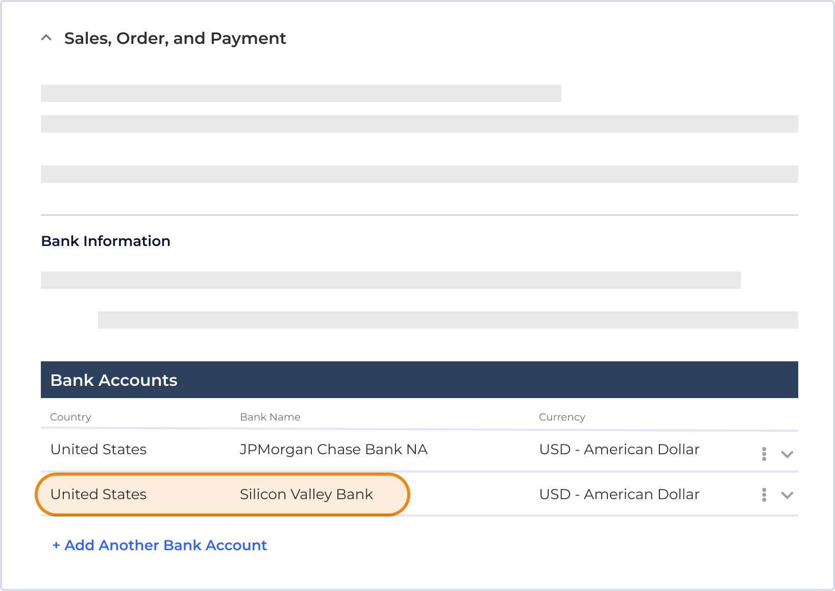 Steps to Update a Bank Account – Graphite Systems Knowledge Base