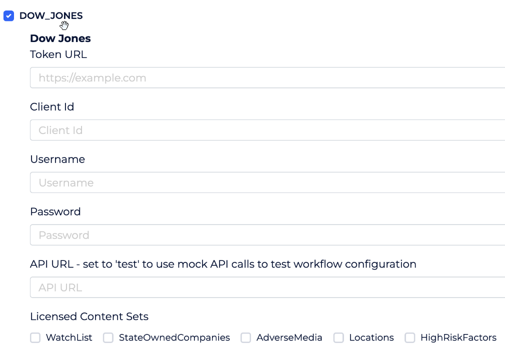 How to Set up Dow Jones integration – Graphite Systems Knowledge Base