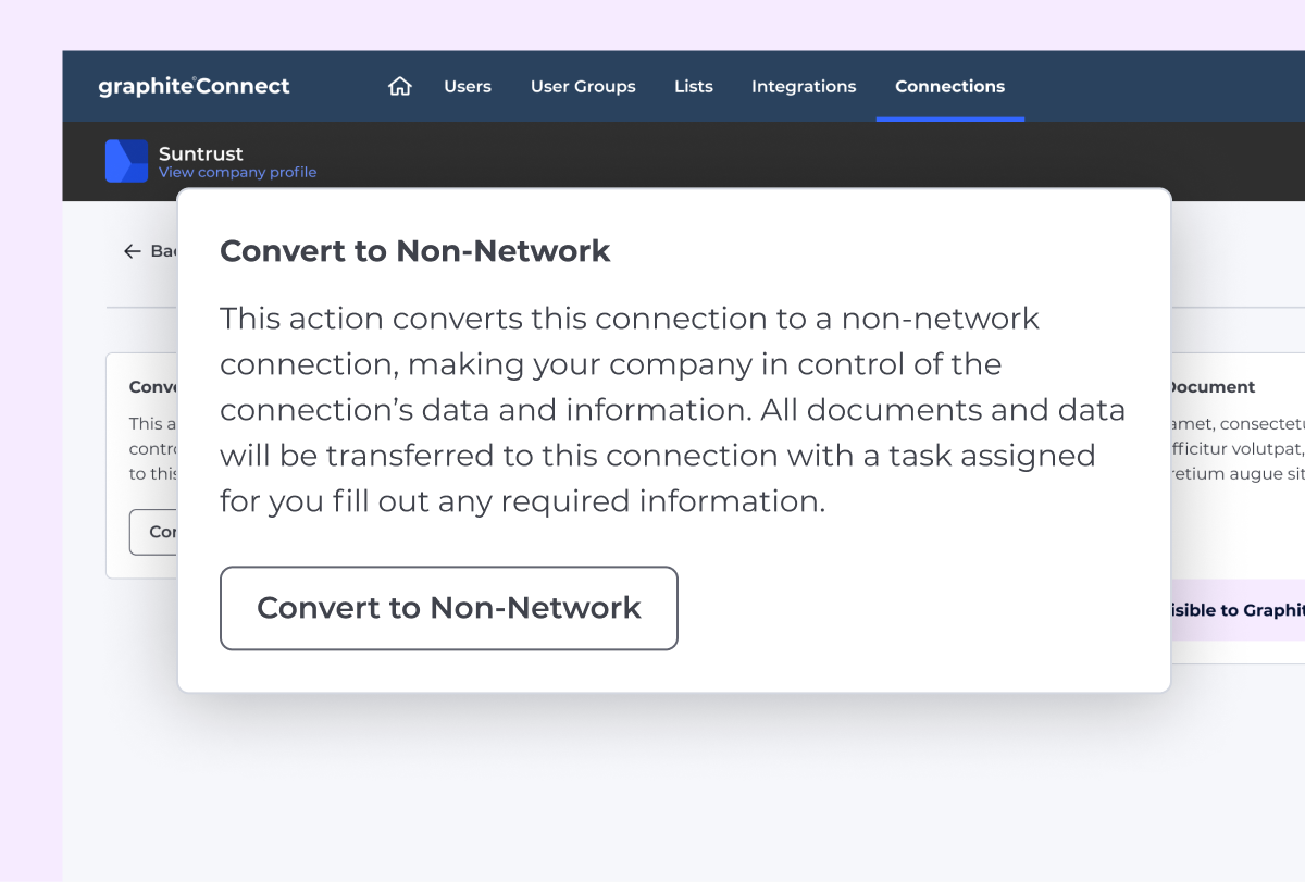 Converting To/From a Non-Network Connection – Graphite Systems Knowledge Base