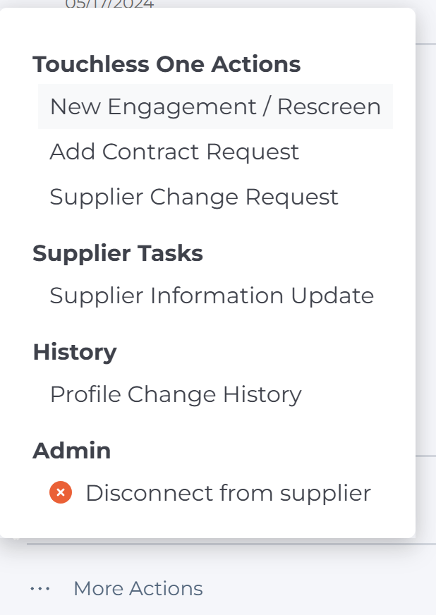 New Engagement / Rescreen Requests – Graphite Systems Knowledge Base