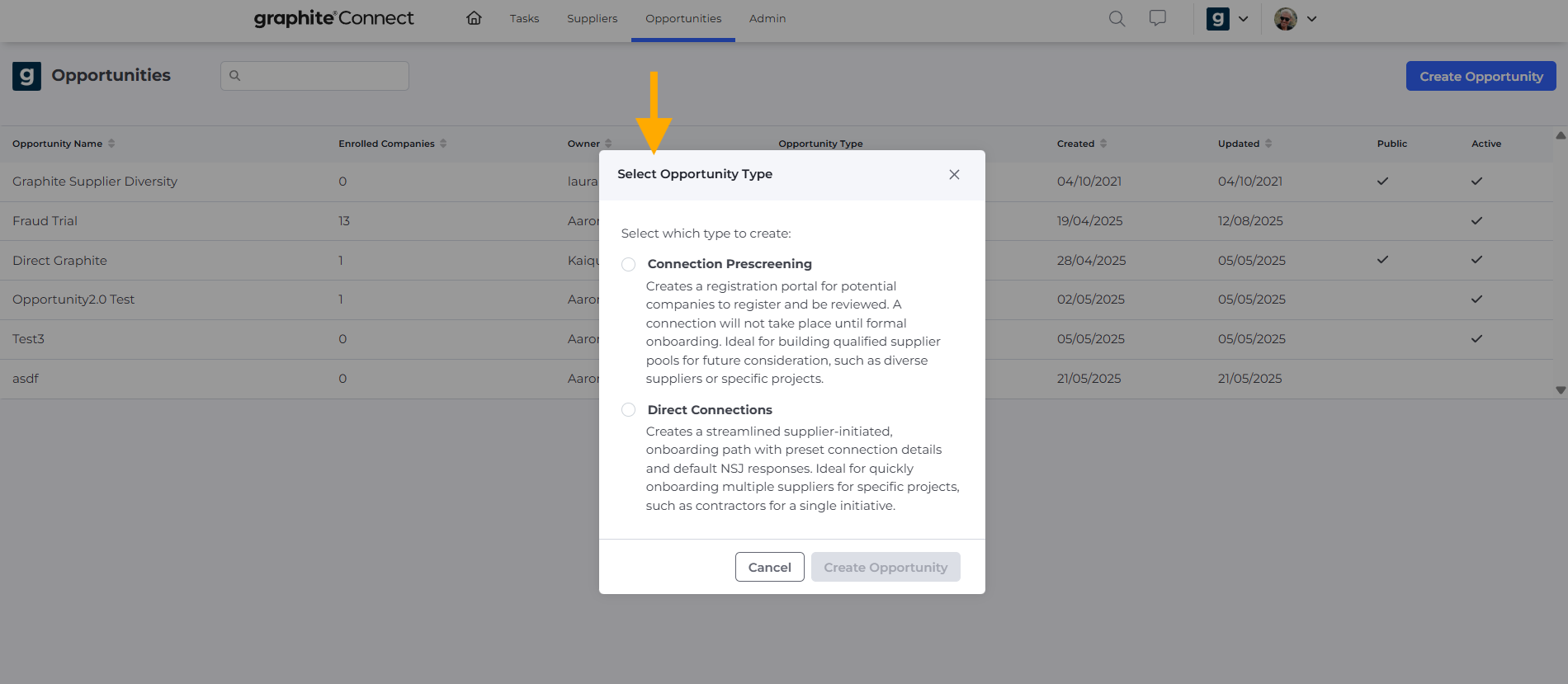 How Opportunities Work – Graphite Systems Knowledge Base