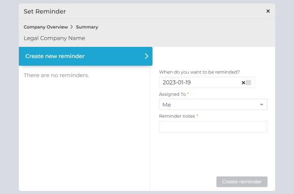 Creating and Using Reminders – Graphite Systems Knowledge Base